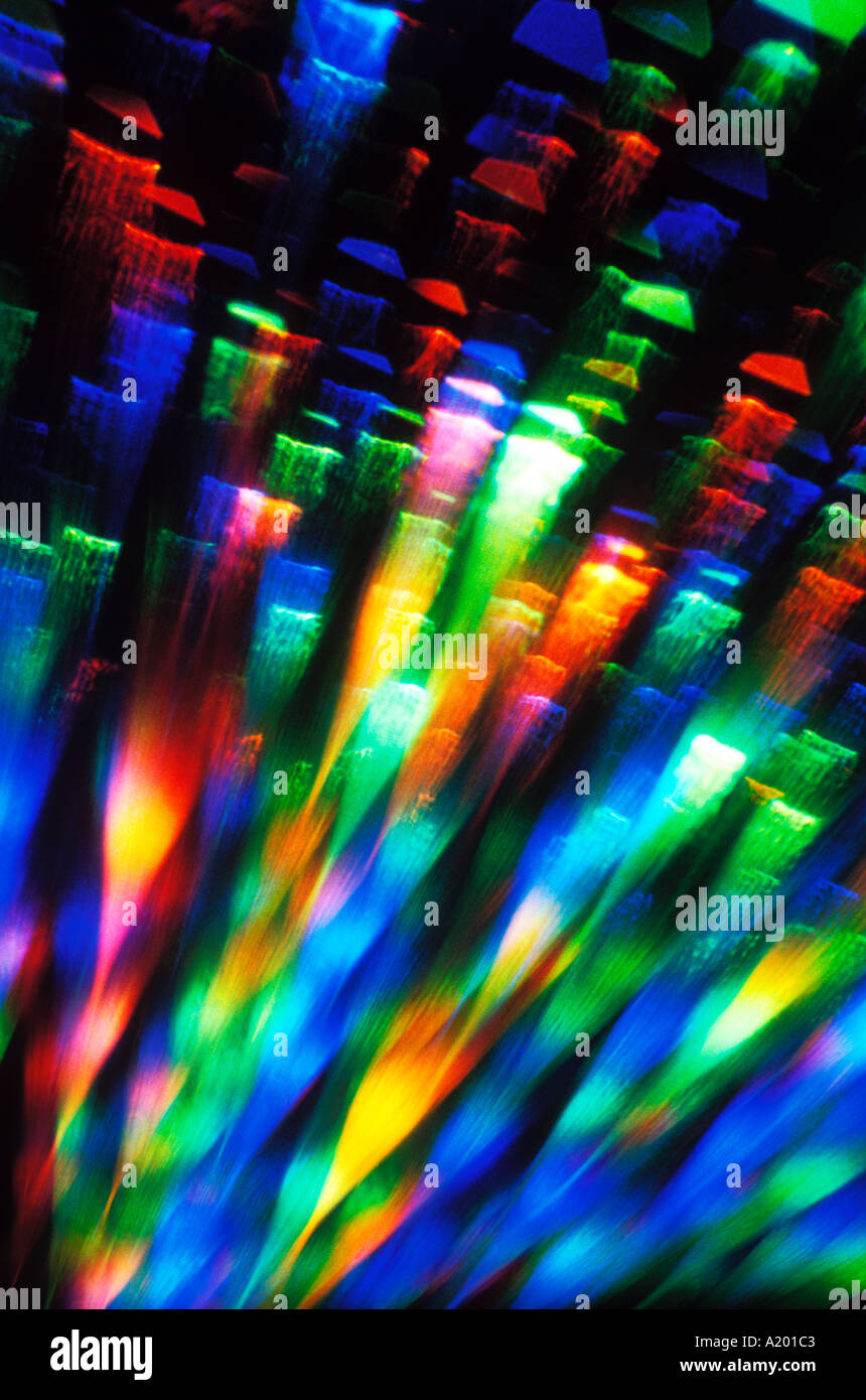 Coloured Light Pattern Stock Photo - Alamy