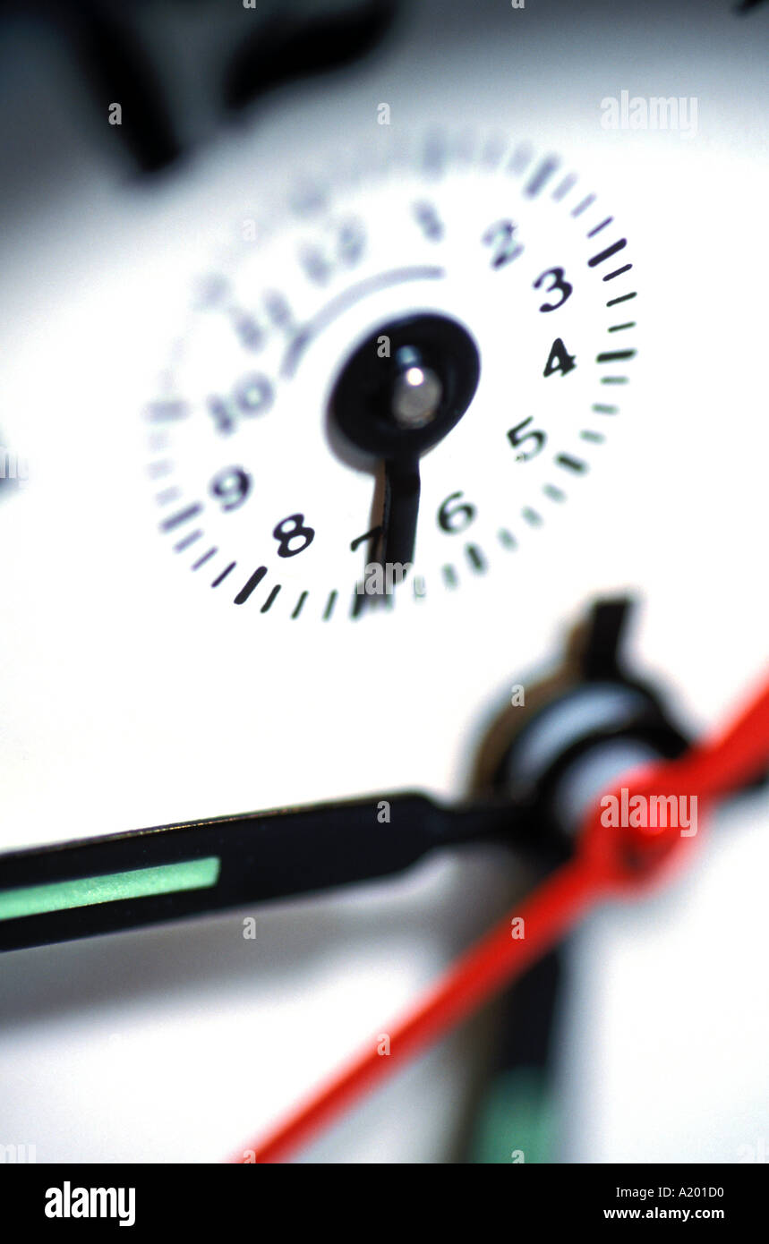 Alarm clock face Stock Photo - Alamy
