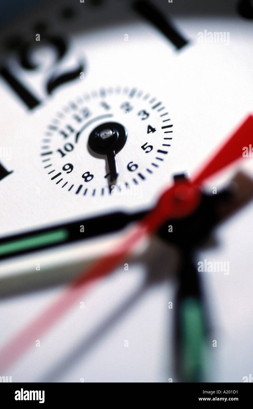 Alarm clock face Stock Photo - Alamy