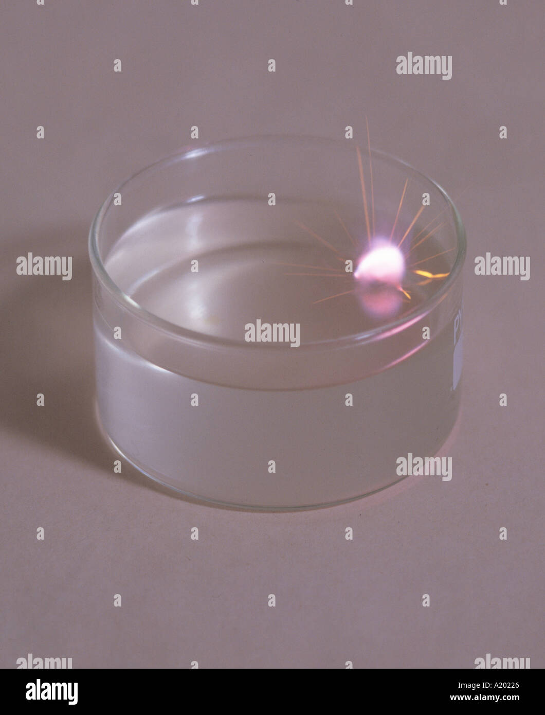 Potassium react water hi-res stock photography and images - Alamy