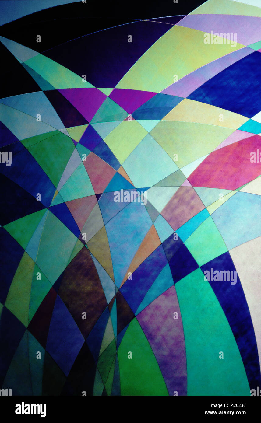 layers of clear cellophane in polarised light Stock Photo - Alamy