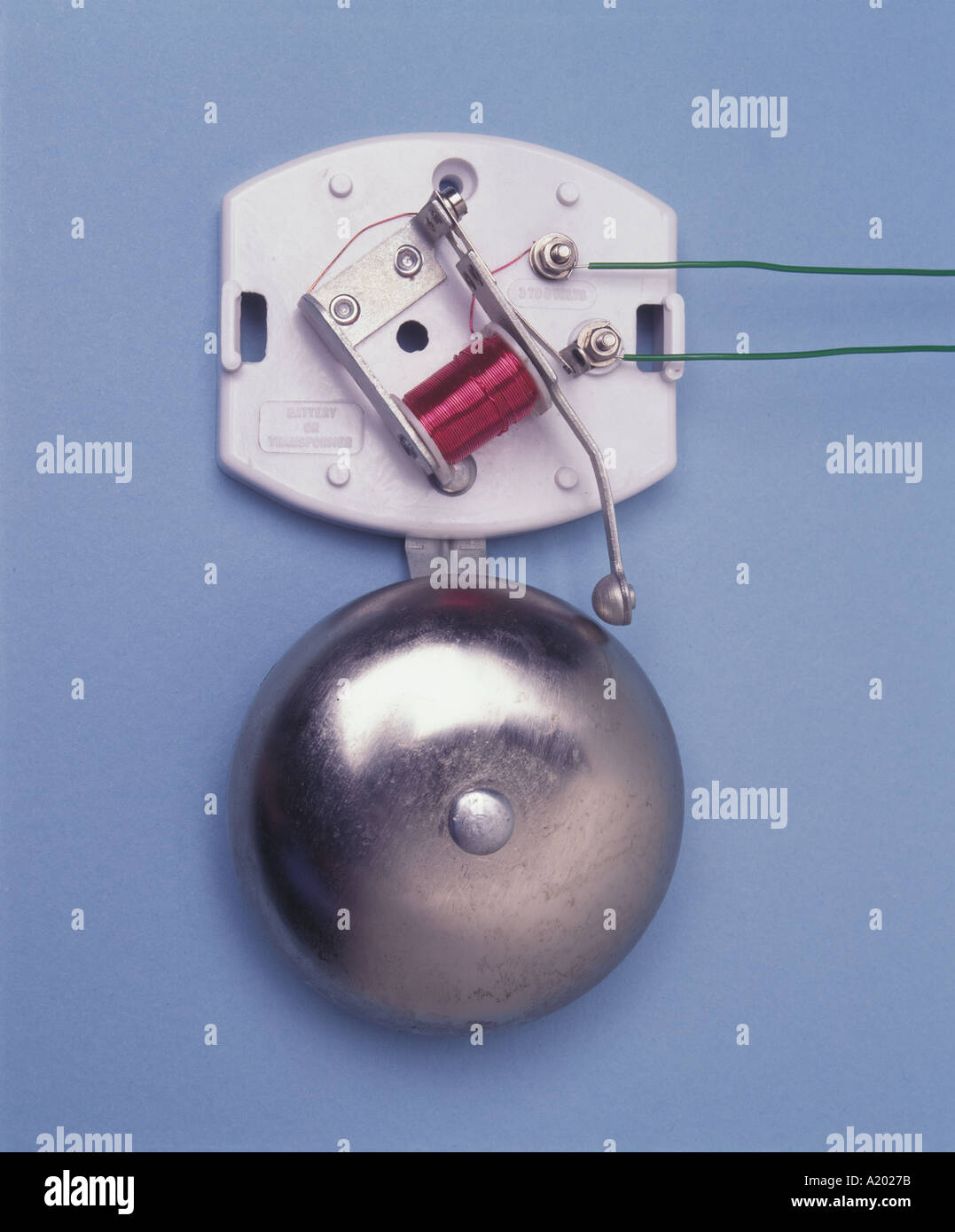 electric bell shows details of construction Stock Photo - Alamy