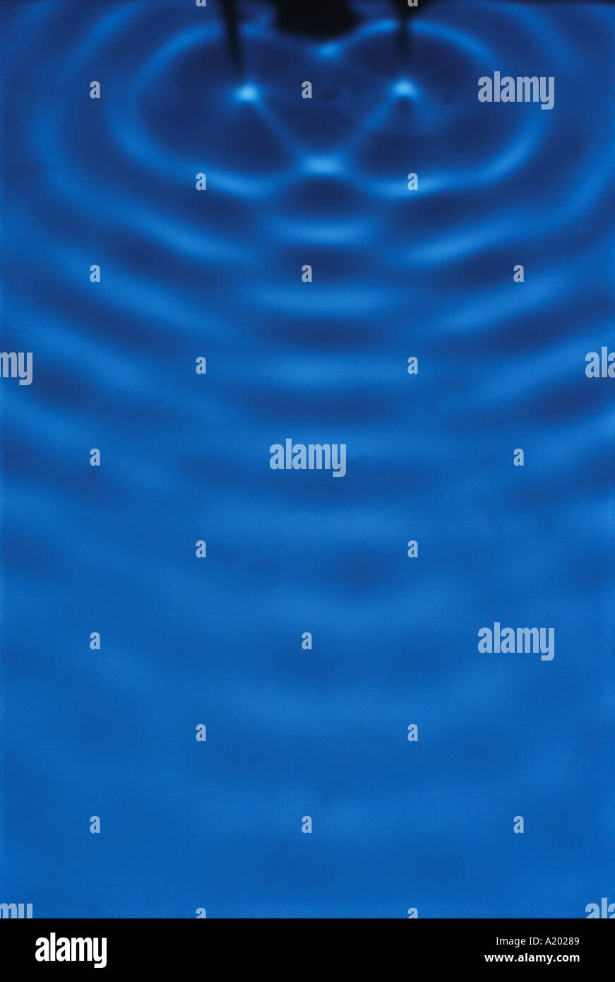 nodal lines further apart longer wavelength (see also A20288 shorter ...