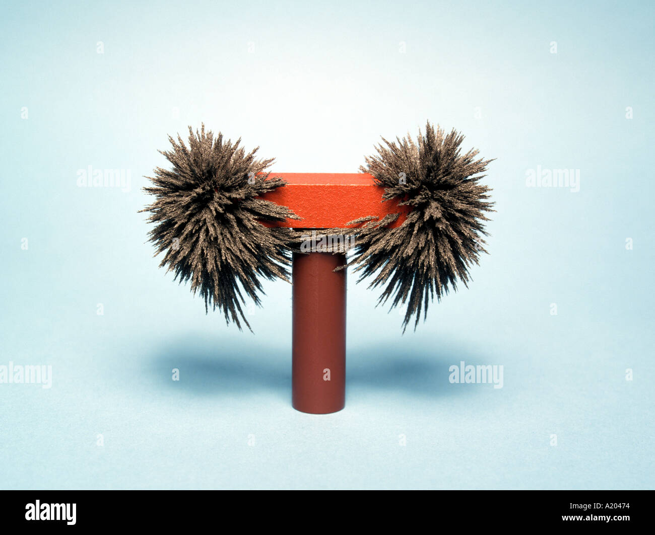 Magnet iron filings hi-res stock photography and images - Alamy