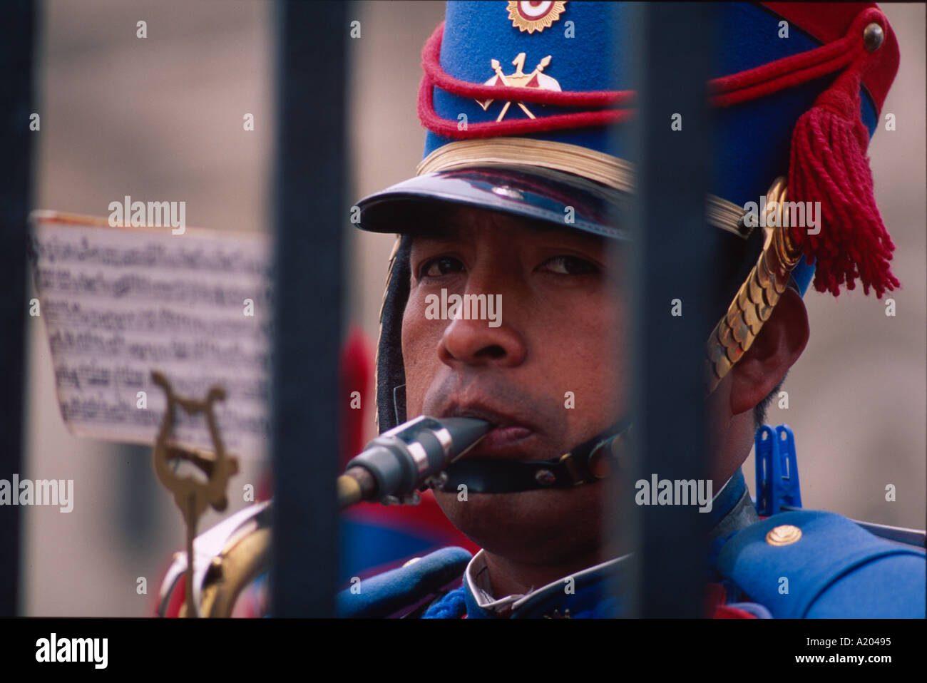 Palace guards Lima Peru Stock Photo - Alamy