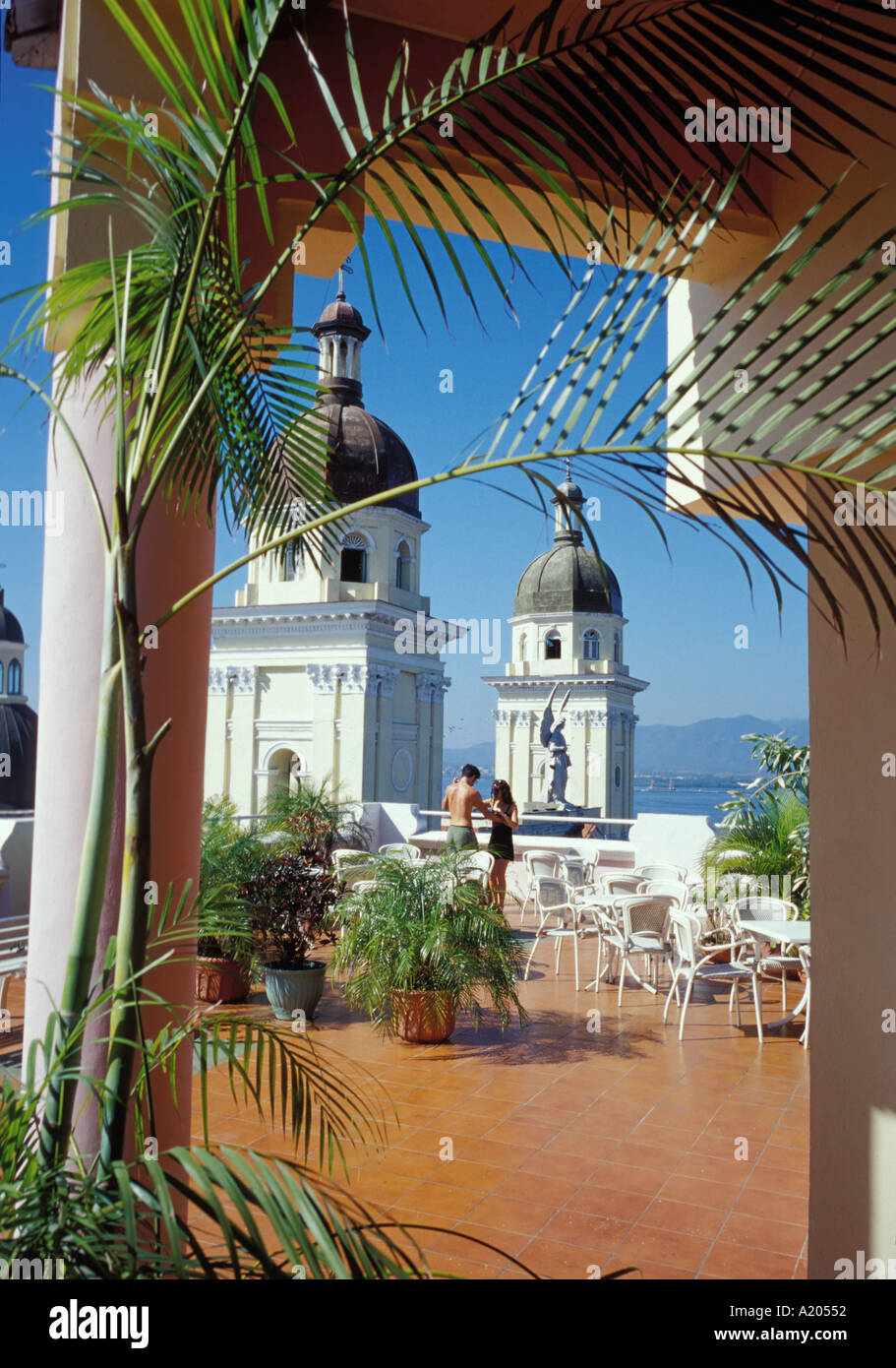 Dancing on Rooftop Stock Photo - Alamy