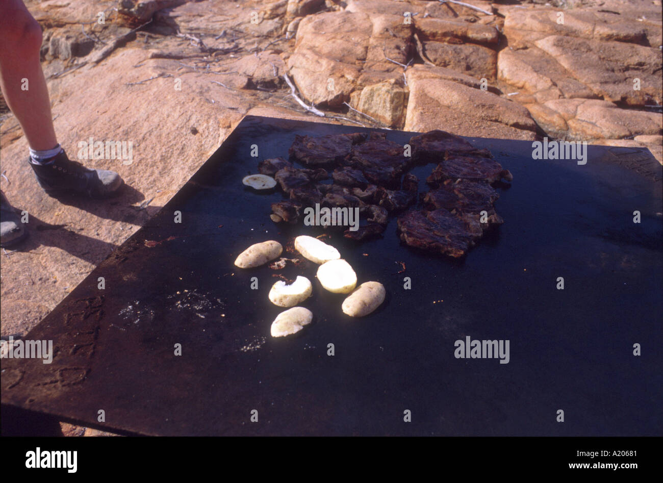 Bush barbeque 2 Stock Photo - Alamy