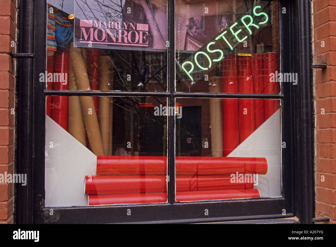 The window in Dallas U.S.A. North America Stock Photo - Alamy