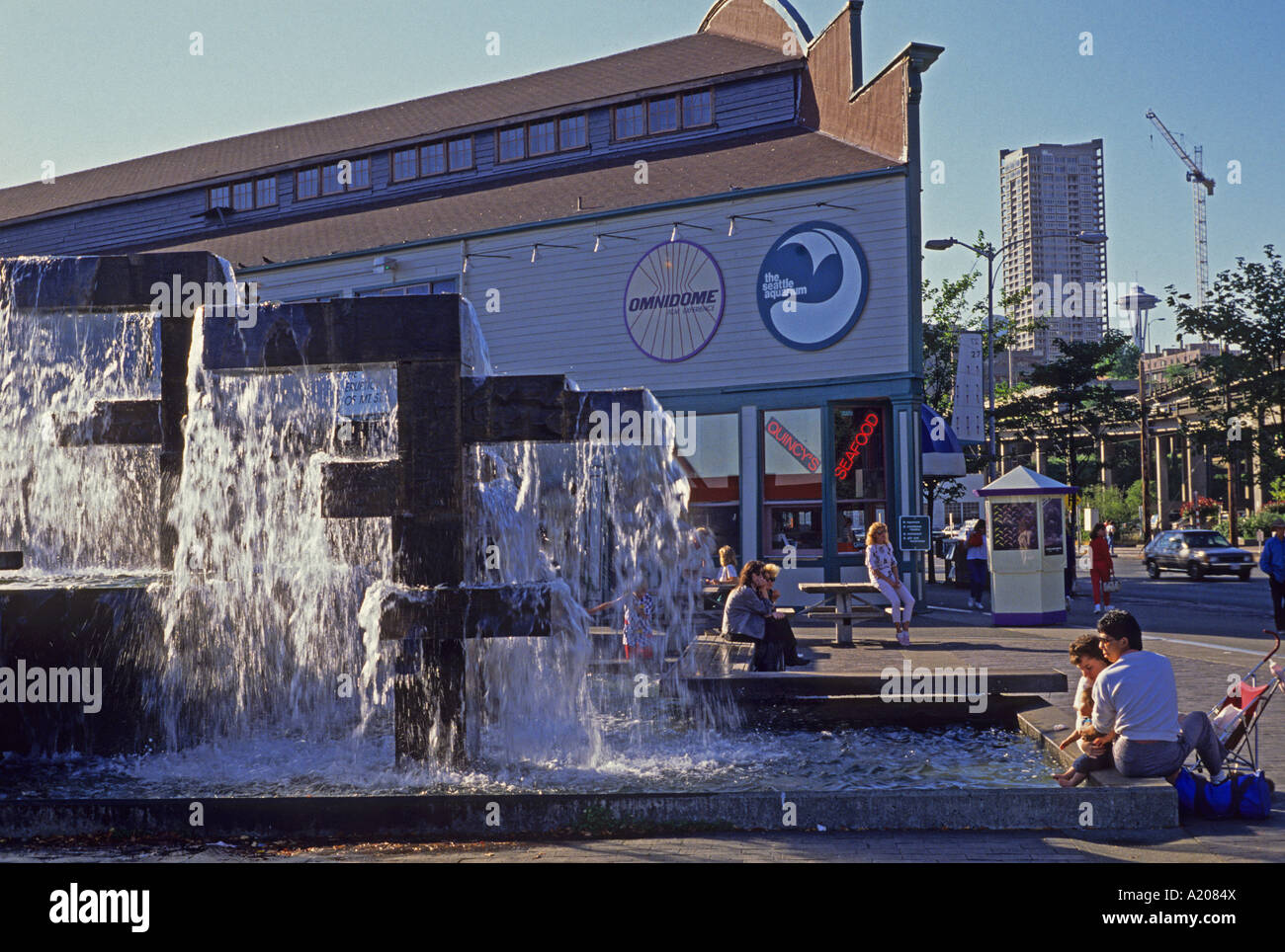 The fountain in Seattle in, U.S.A. North America Stock Photo - Alamy