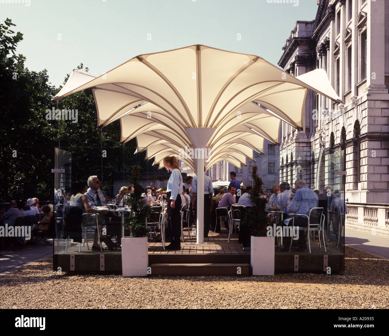 Somerset House Terrace Restaurant Overview Stock Photo - Alamy