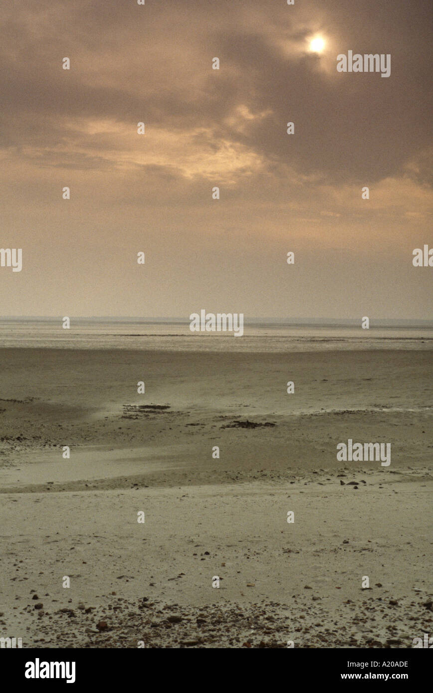 Low tide on the beach Stock Photo - Alamy