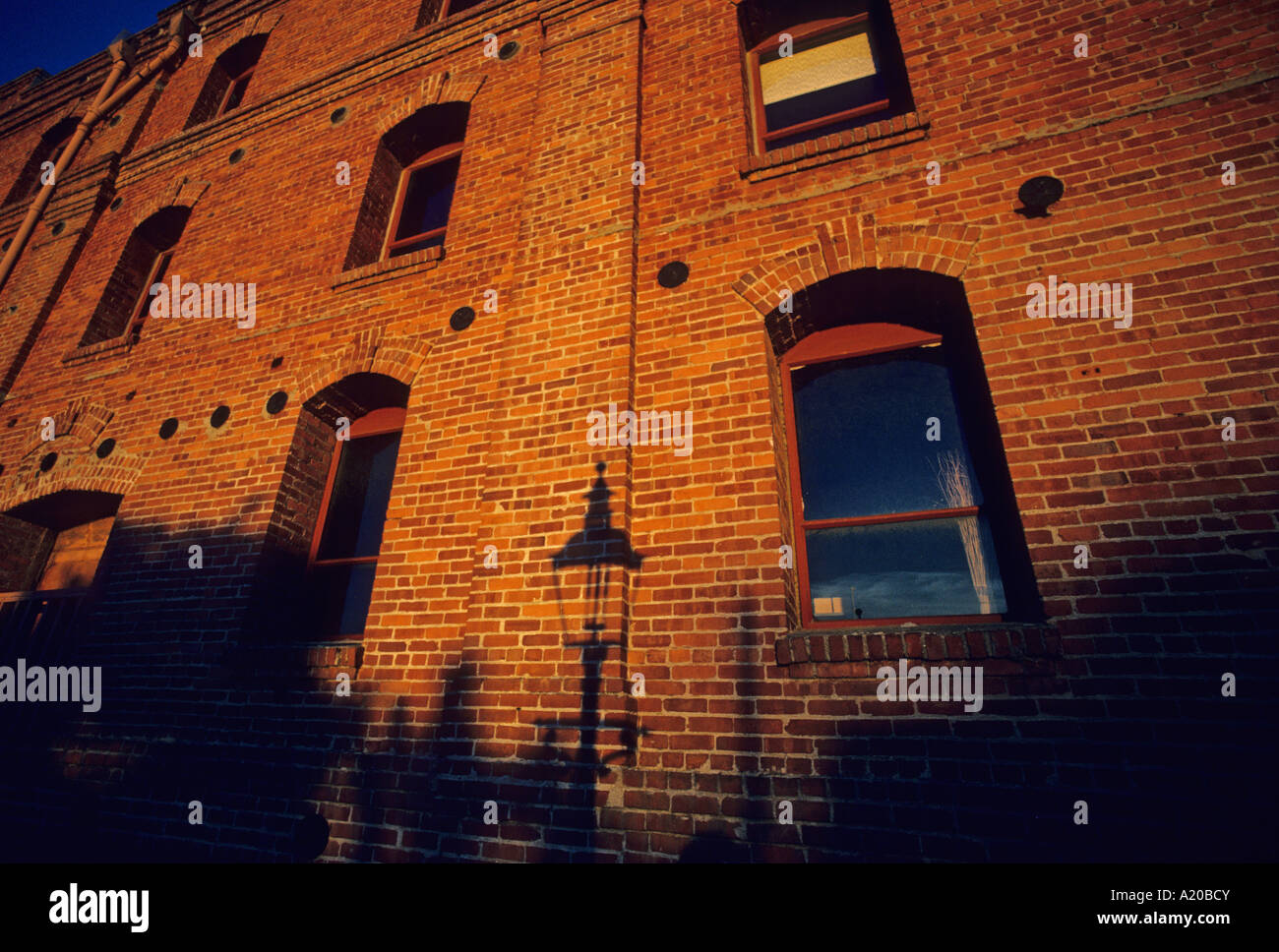 The brick building in San Francisco U.S.A. North America Stock Photo ...