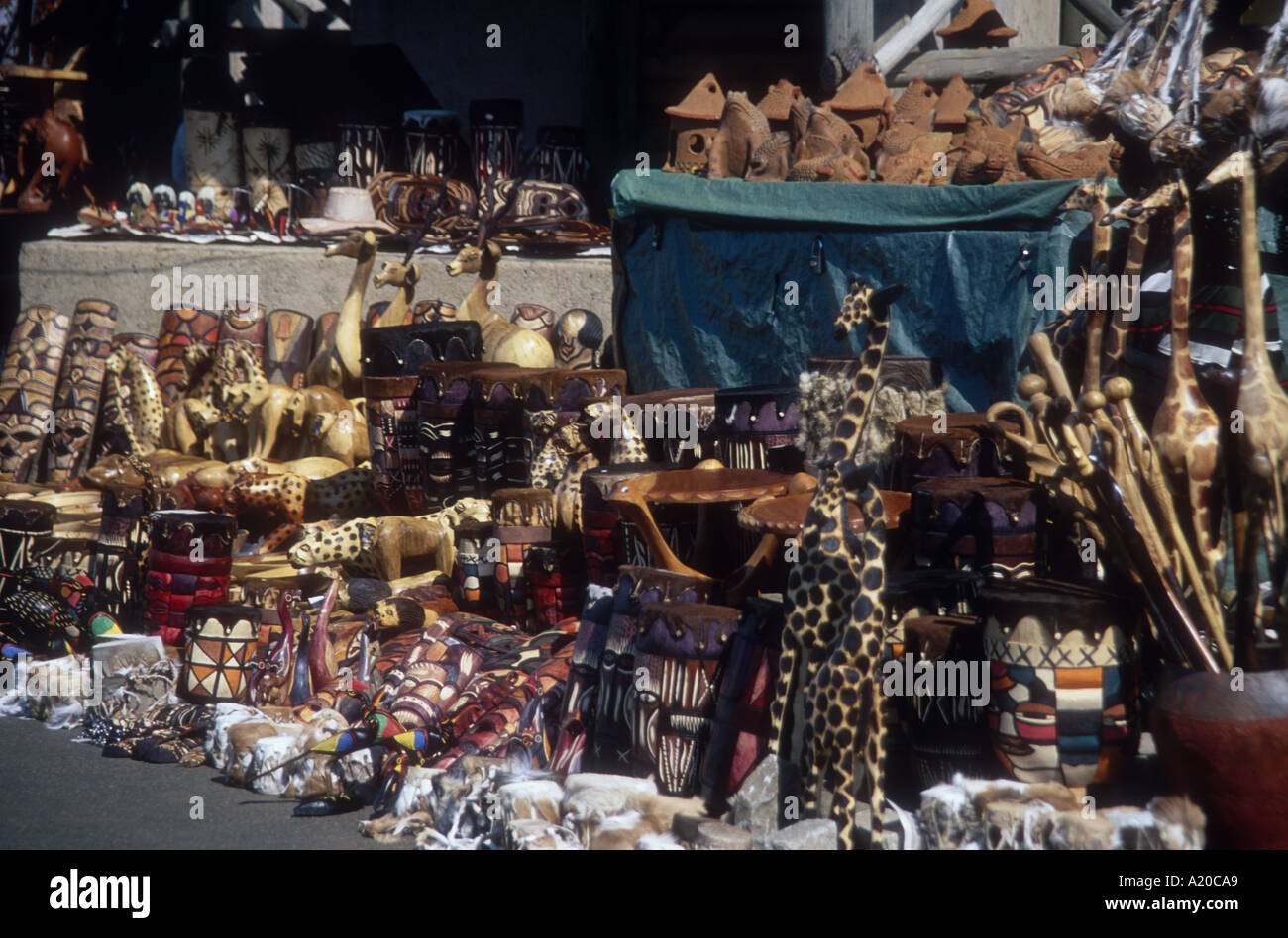 Ethnic curios at Blyde River Canyon South Africa Stock Photo - Alamy