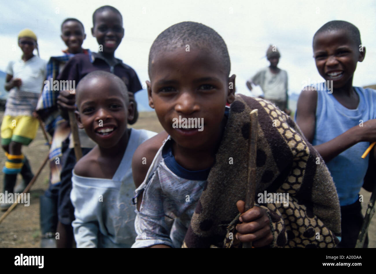 Shepherd boy in lesotho africa hi-res stock photography and images - Alamy