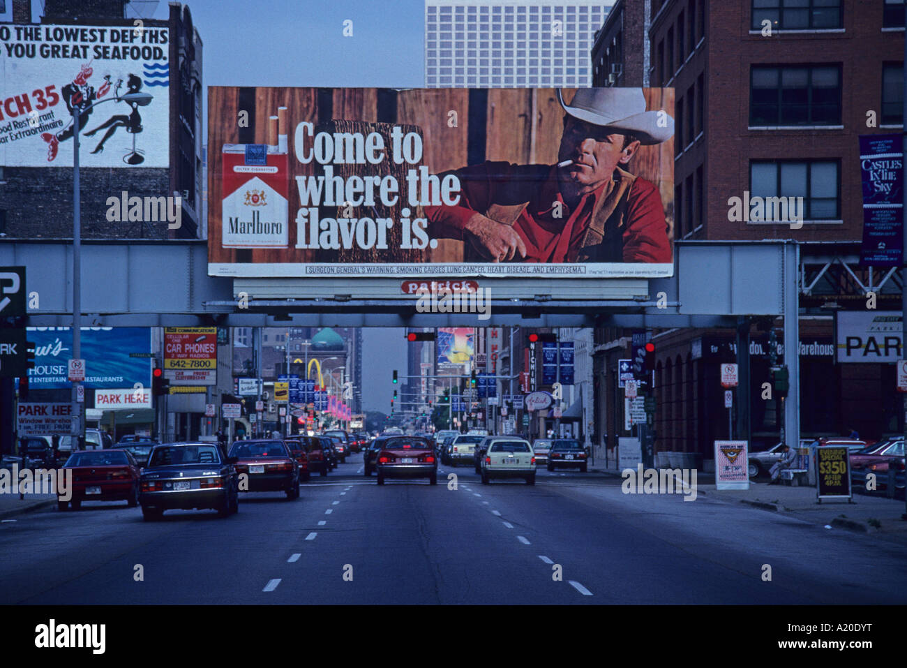 A signboard in Chicago U.S.A. North America Stock Photo - Alamy
