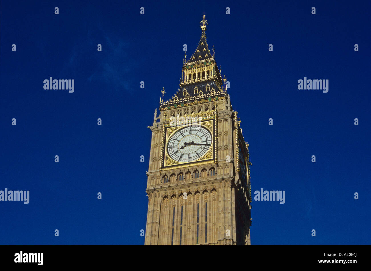 The clock in London U.K. Europe Stock Photo - Alamy