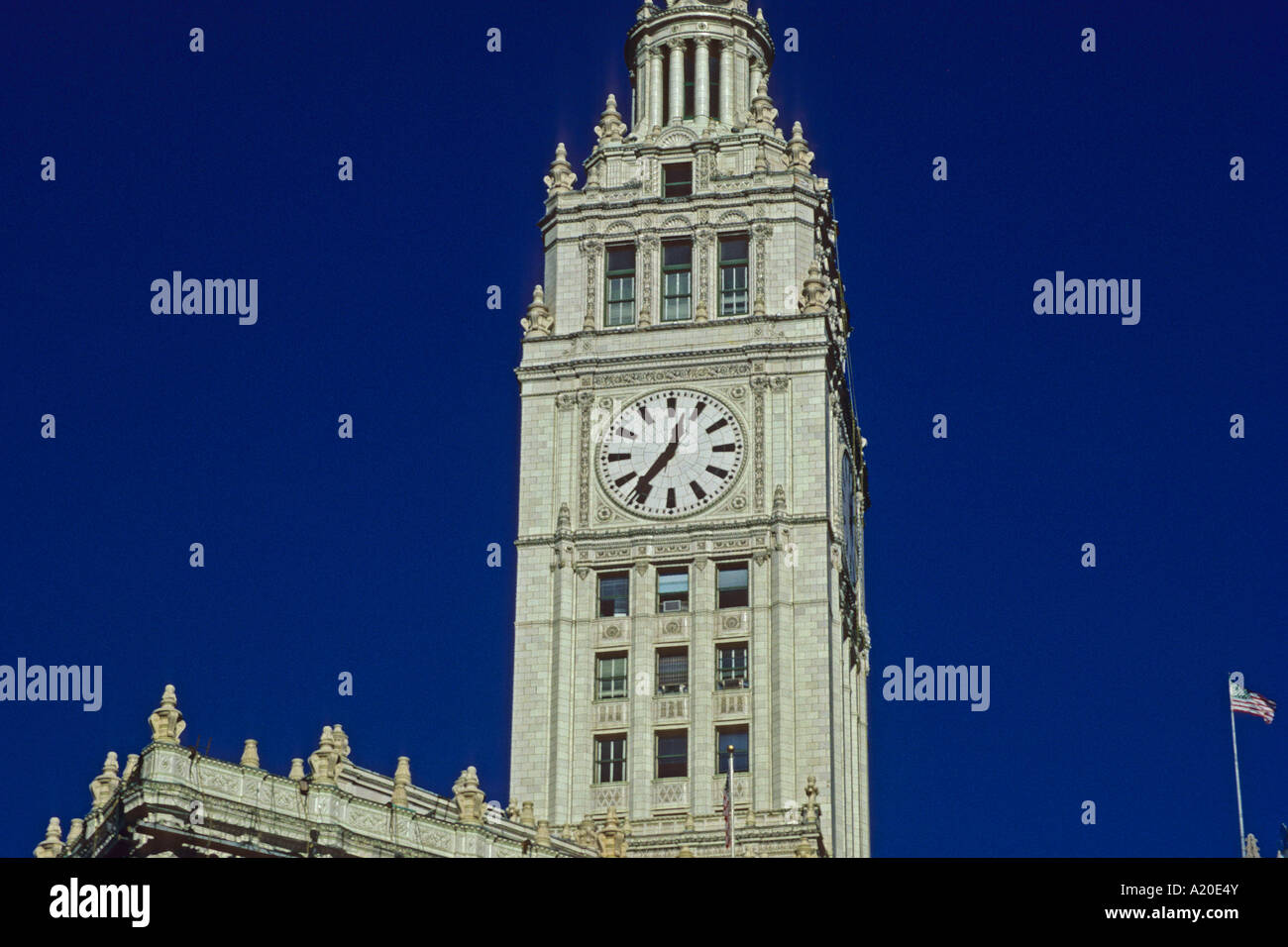 The clock in San Francisco U.S.A. North America Stock Photo - Alamy