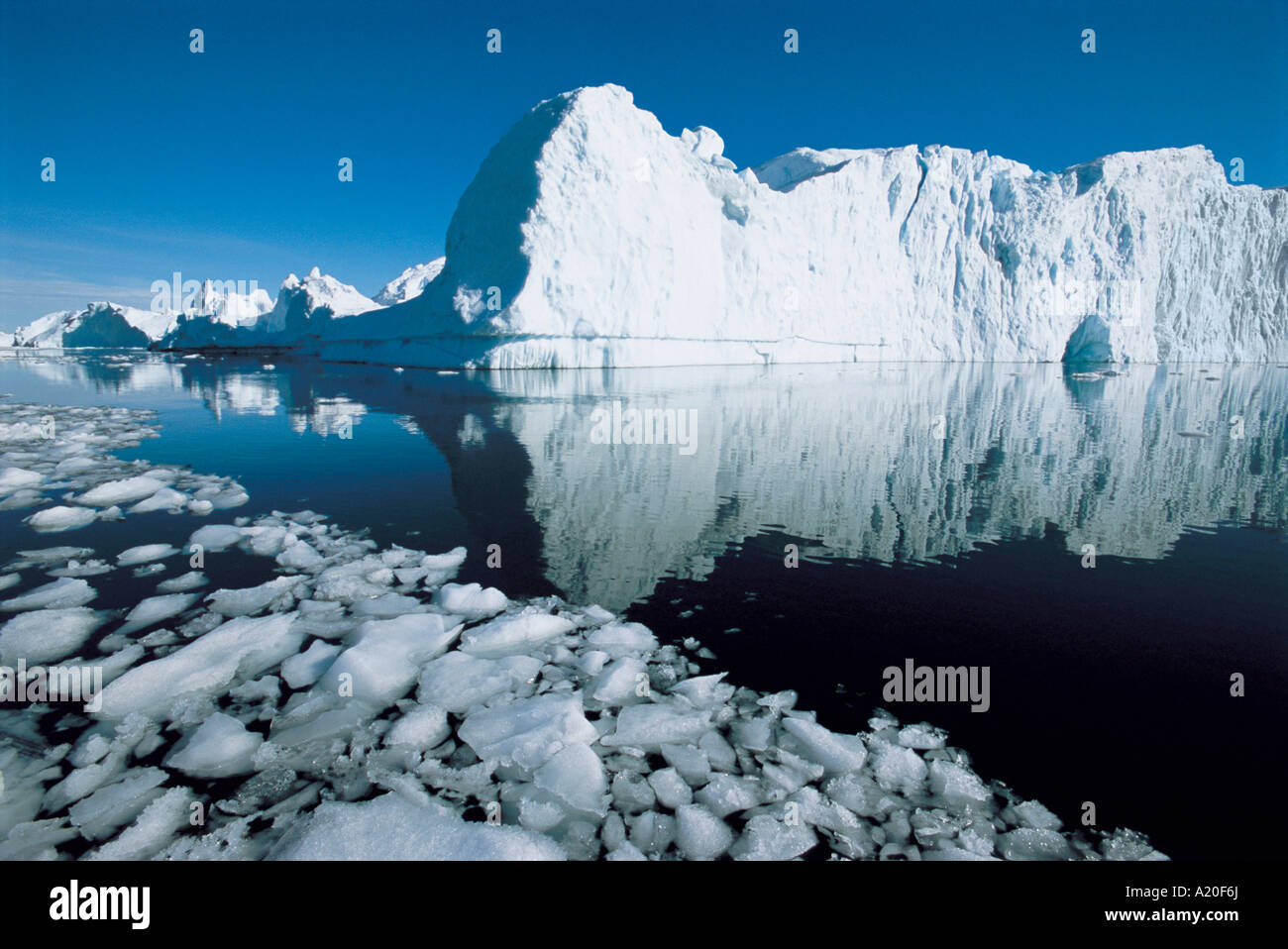 Iceberg and water Stock Photo - Alamy