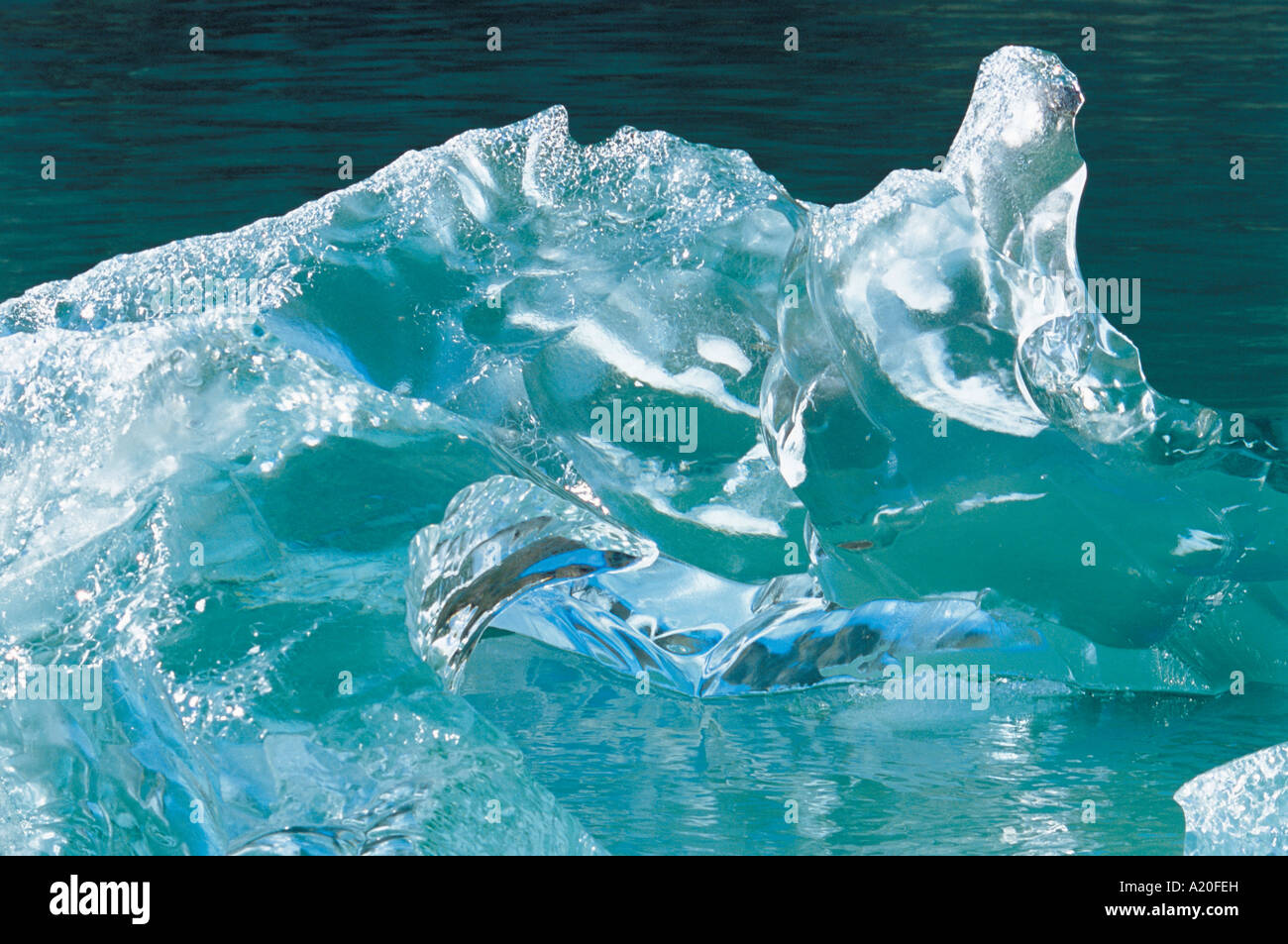 Melting ice on water Stock Photo - Alamy