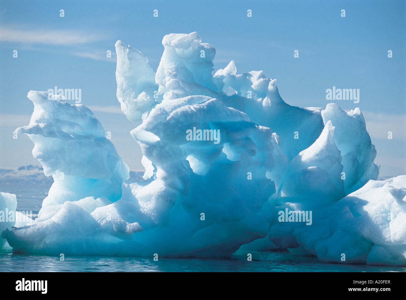 Iceberg and water Stock Photo - Alamy