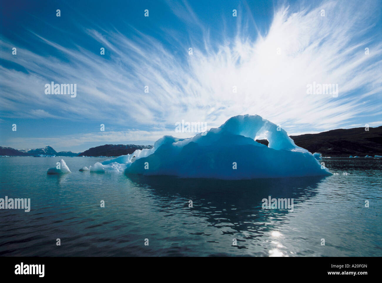 Iceberg and water Stock Photo - Alamy