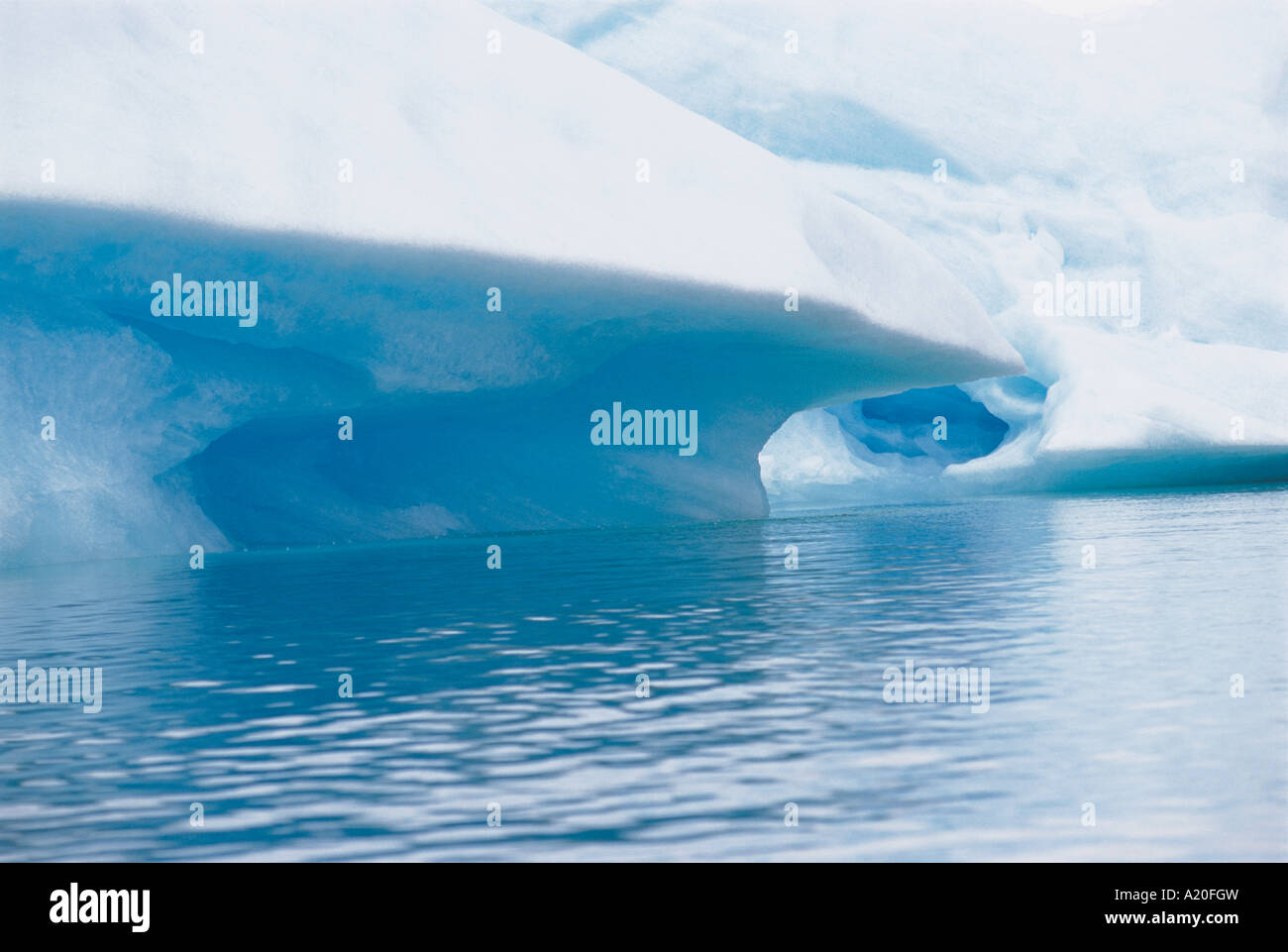Iceberg and water Stock Photo - Alamy