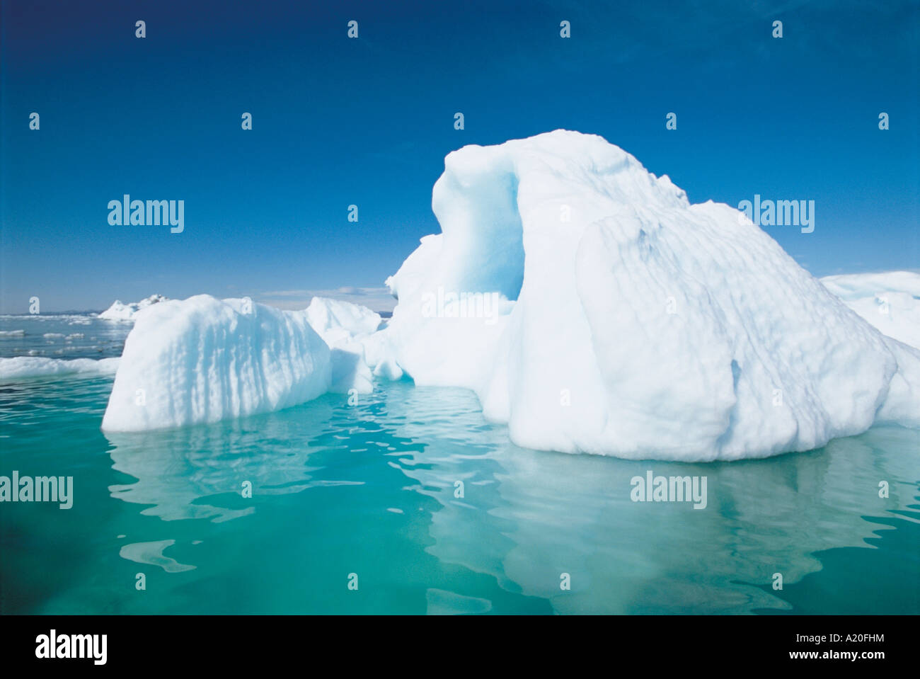 Iceberg and water Stock Photo - Alamy