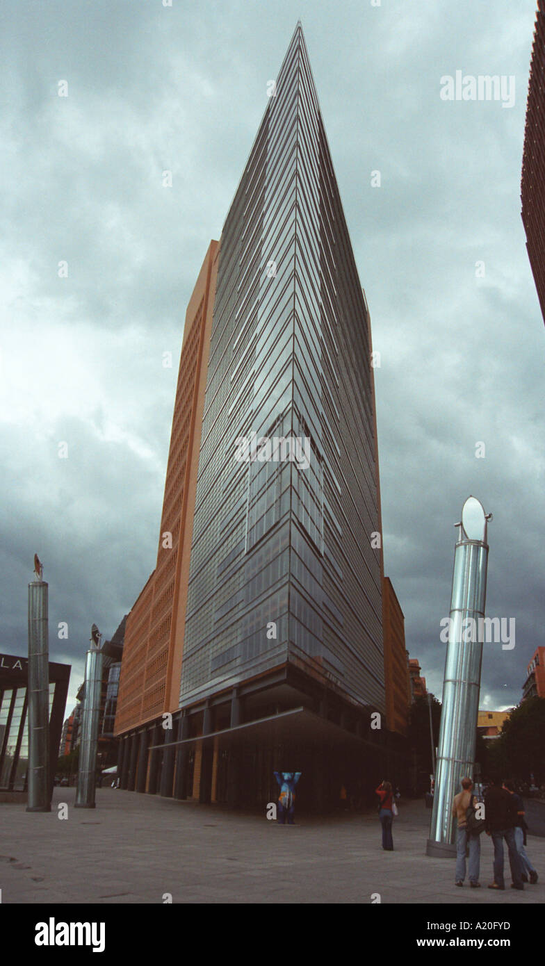 A Tower block at Potsdam Square Berlin Germany Stock Photo - Alamy