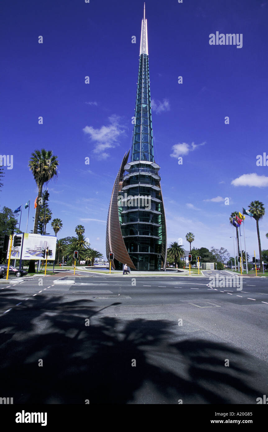 The Bell Tower at Barrack Square, Perth, Western Australia Stock Photo ...