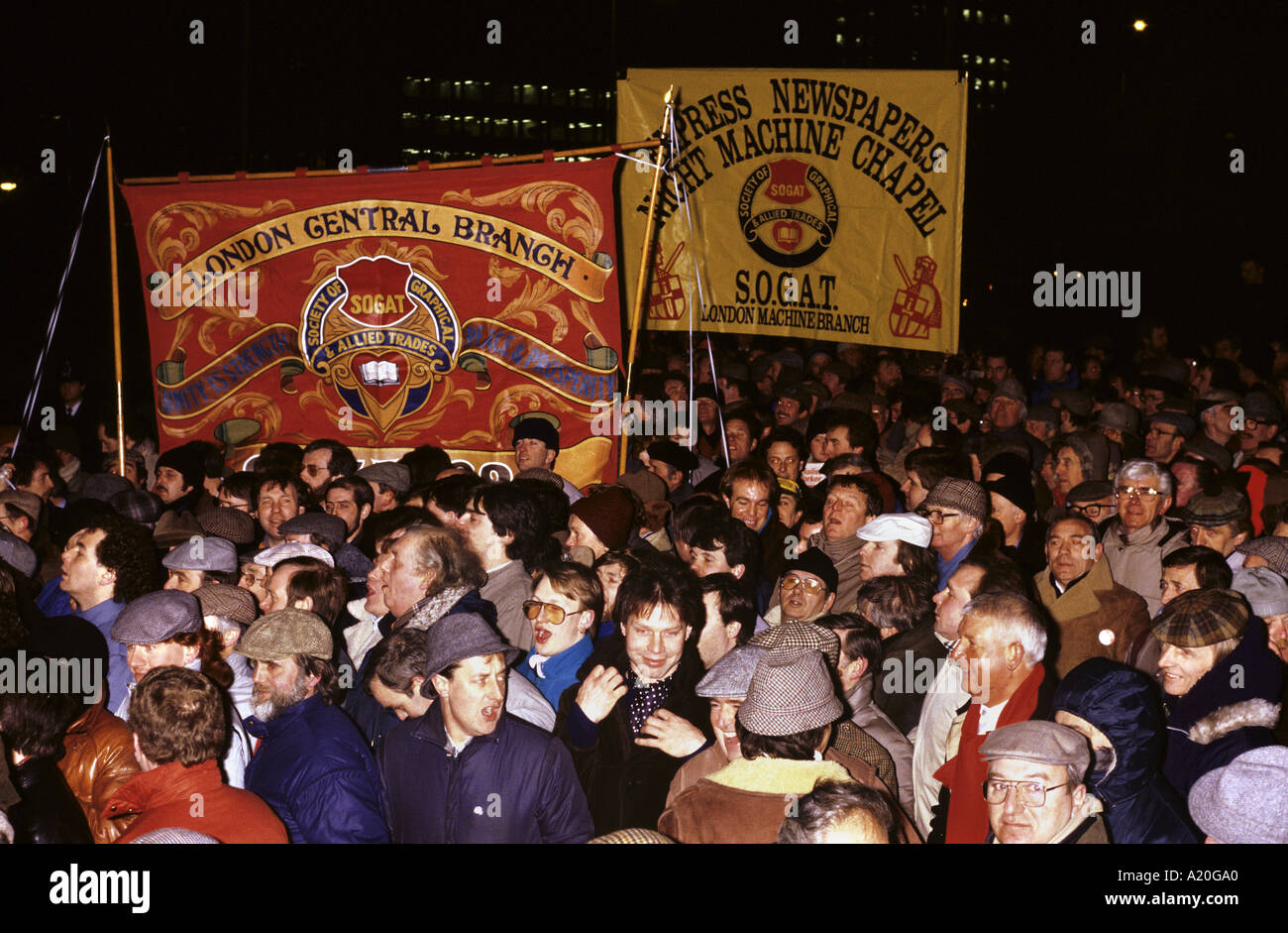 Wapping strike hi-res stock photography and images - Alamy