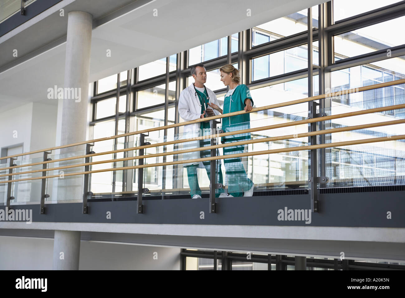 Hospital balcony hi-res stock photography and images - Alamy