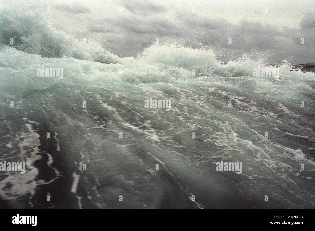 Waves on the sea of Japan as seen from a ships porthole Stock Photo - Alamy