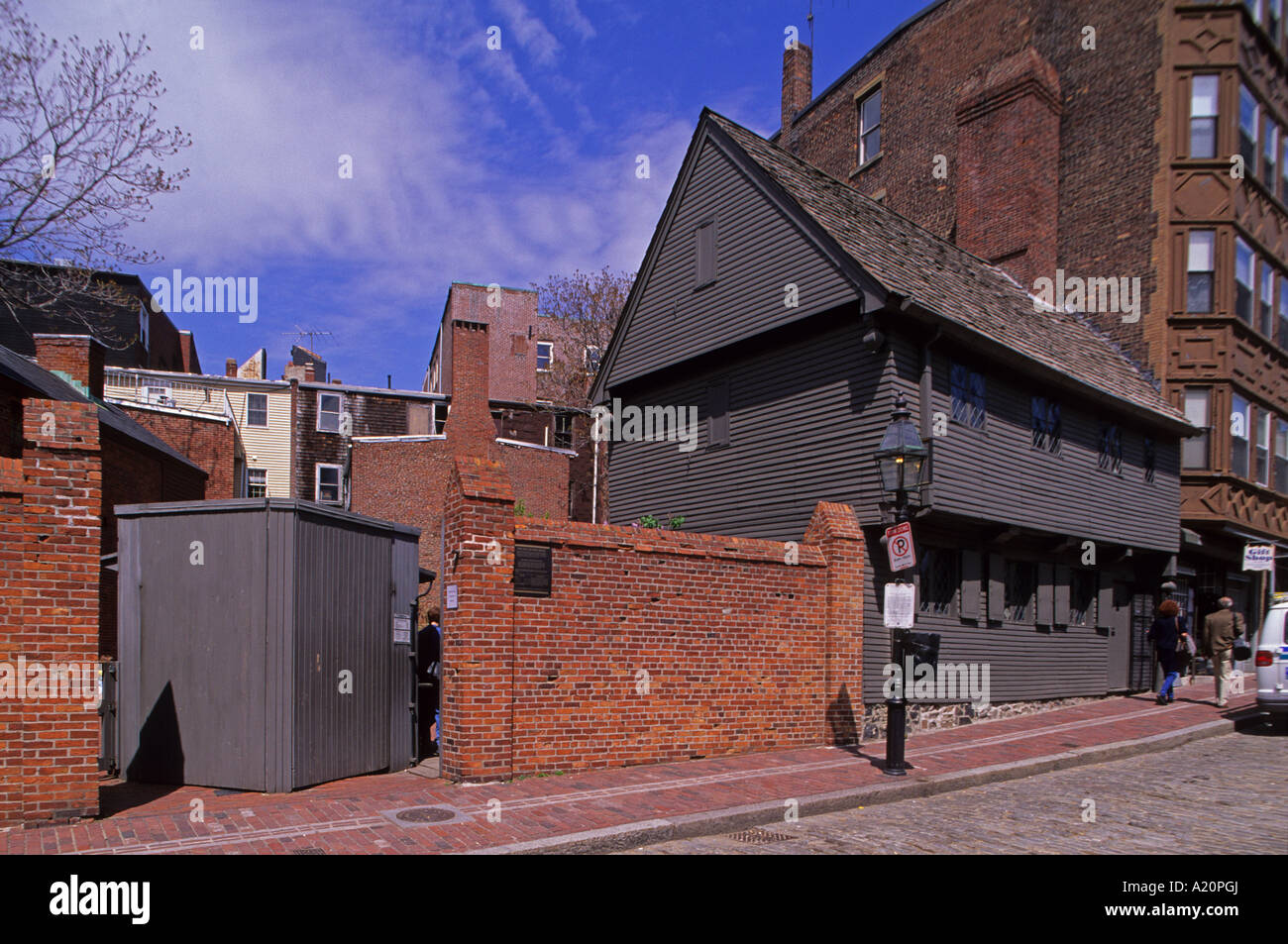 The Paul Revere's House in Boston U.S.A. North America Stock Photo - Alamy