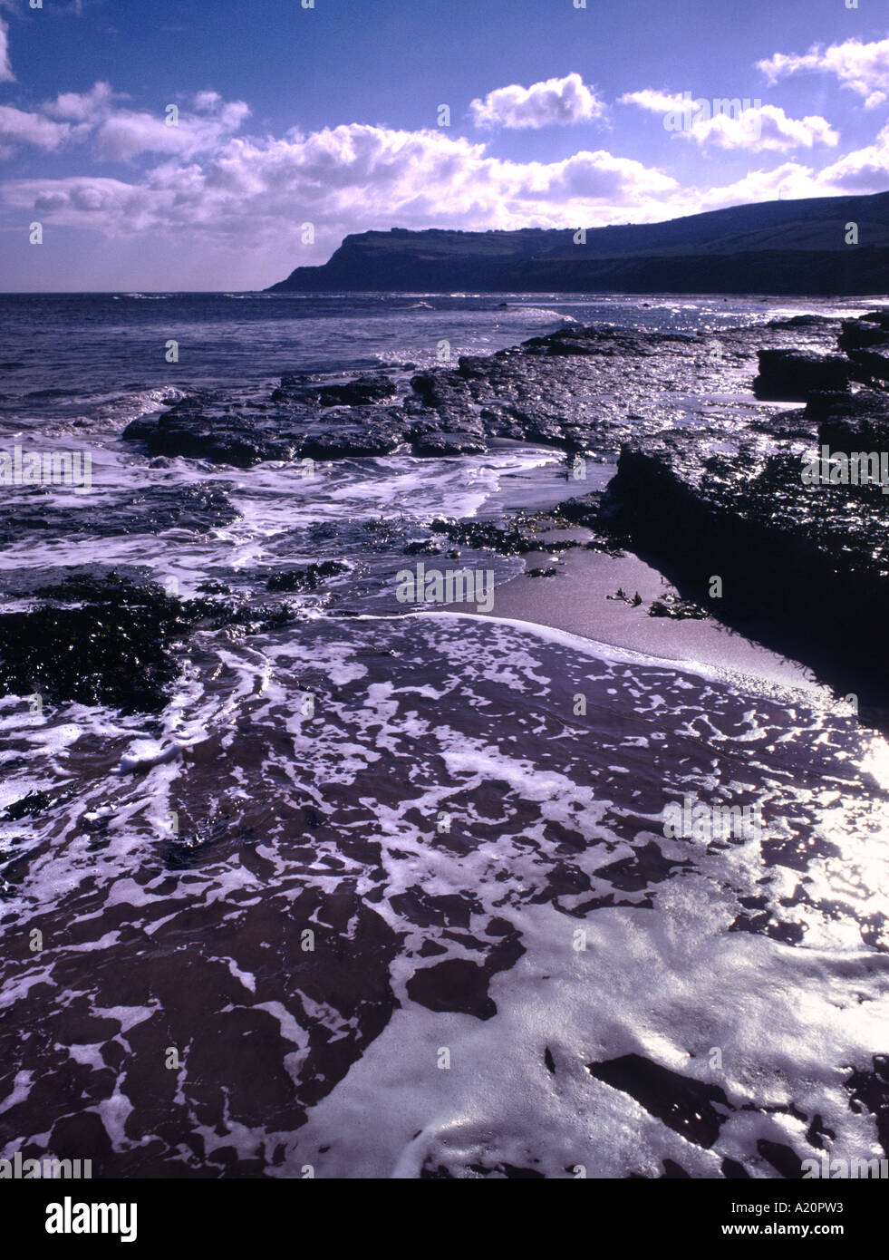 Ravenscar from Boggle Hole Robin Hoods Bay North Yorkshire Coast ...