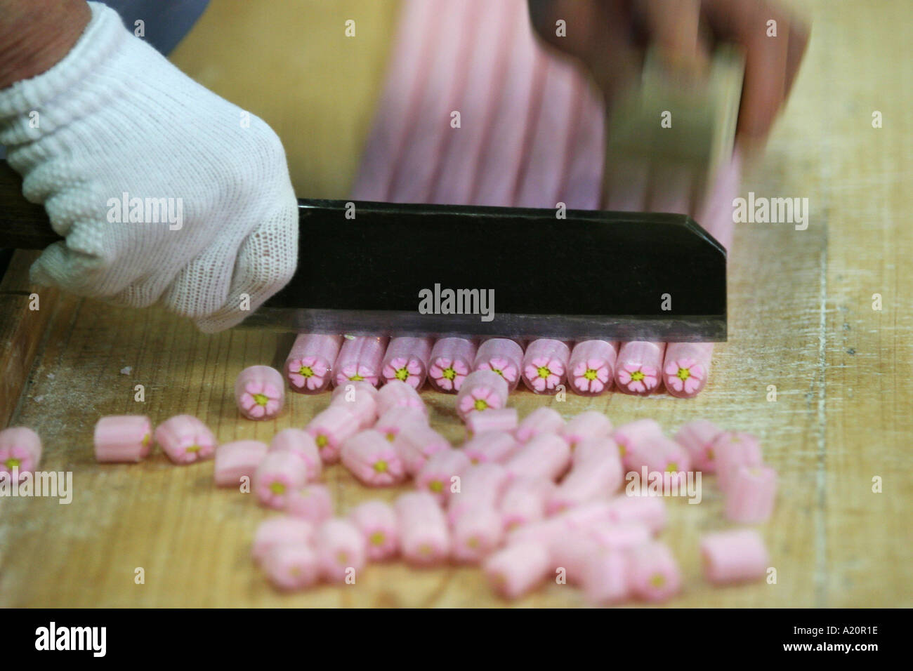Kubota family making candy sweets in the traditional hand made way ...