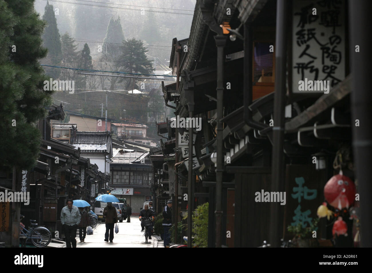 The Sanmachi Suji old part of the town, Takayama, Japan Stock Photo - Alamy
