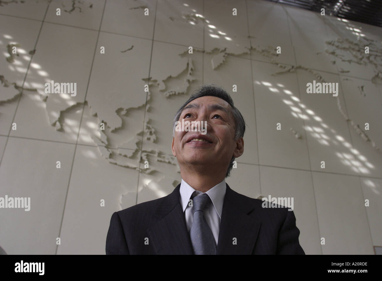 Dr Yaegashi designer of the Toyota hybrid engine system, Toyota City ...