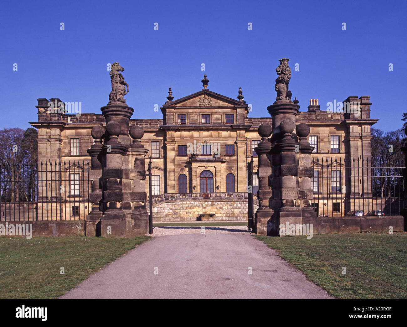 Duncombe Hall Helmsley North Yorkshire England home of Lord Feversham ...