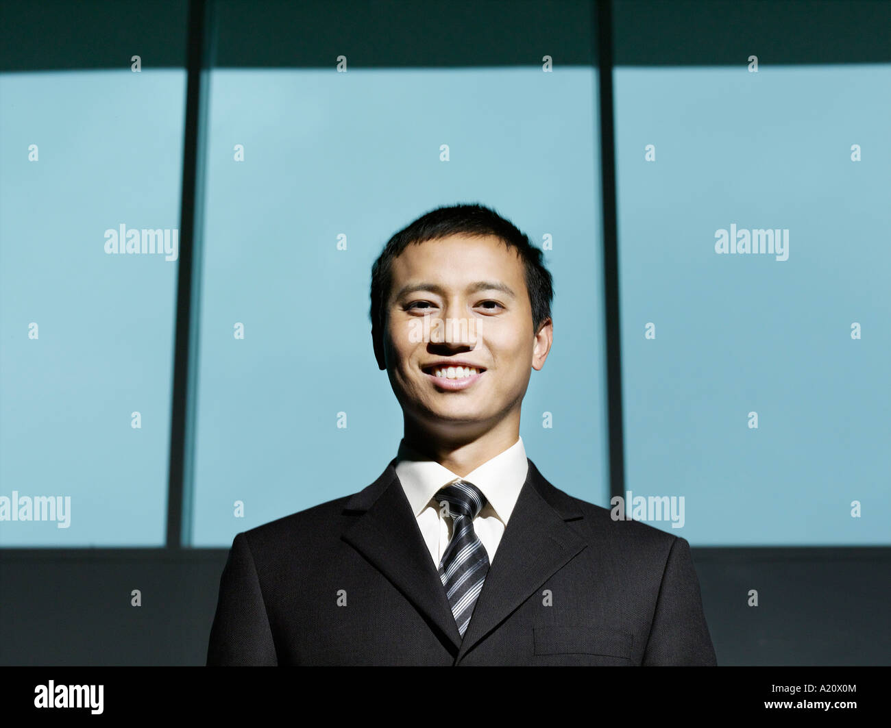 Confident Businessman, low angle view Stock Photo - Alamy
