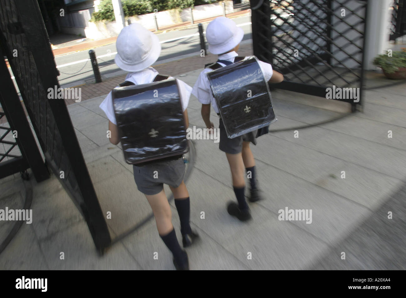 Electronic security device for Japanese schoolchildren. Tokyo, Japan ...