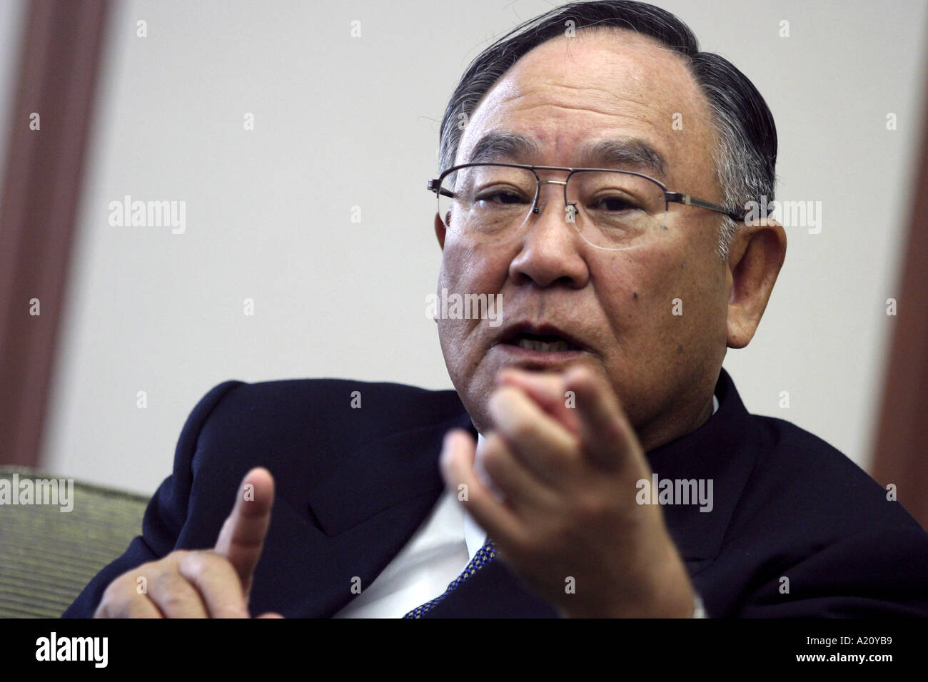 Fujio Mitarai President and CEO of Canon Inc one of the leading ...