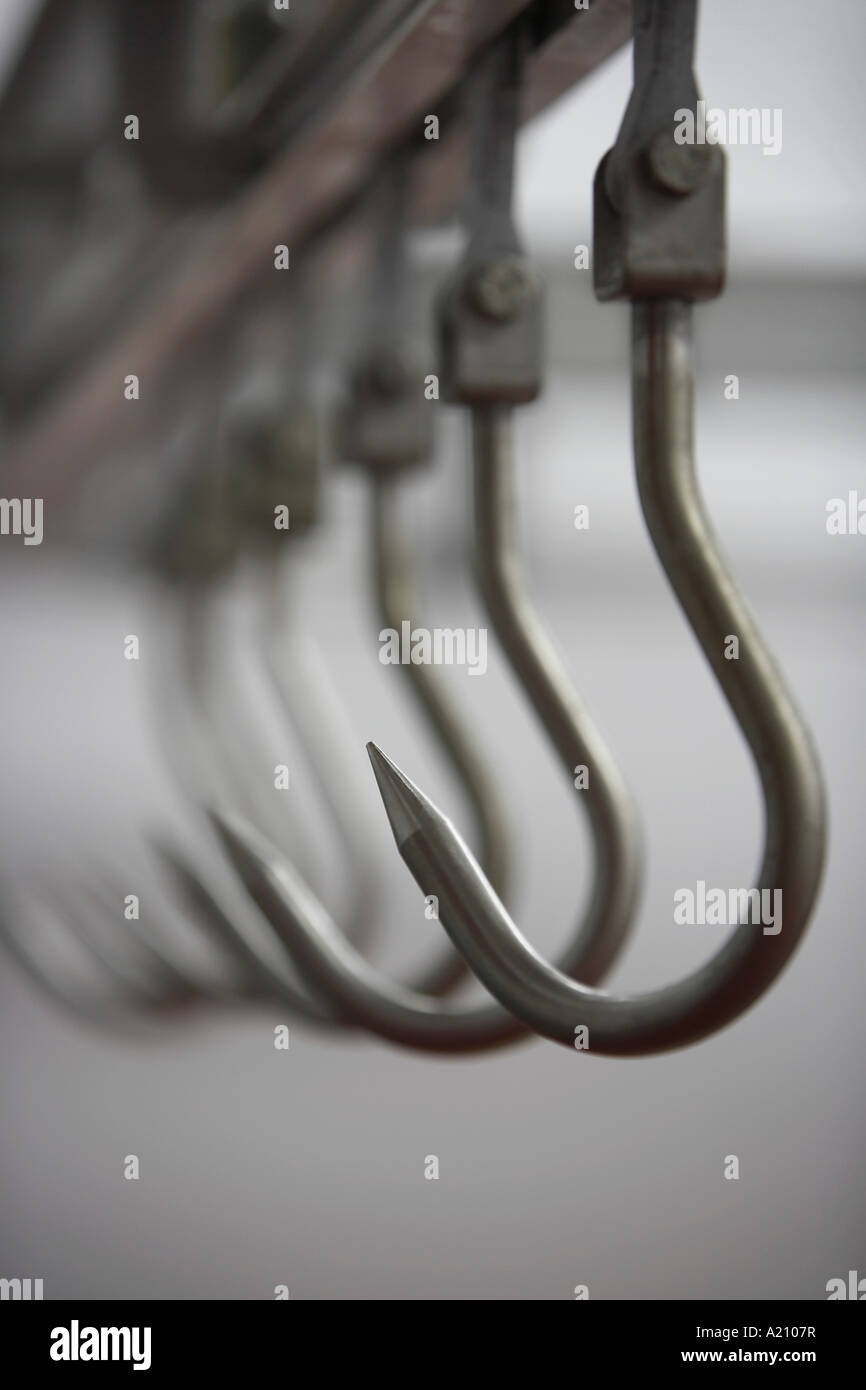 Meat hooks hi-res stock photography and images - Alamy