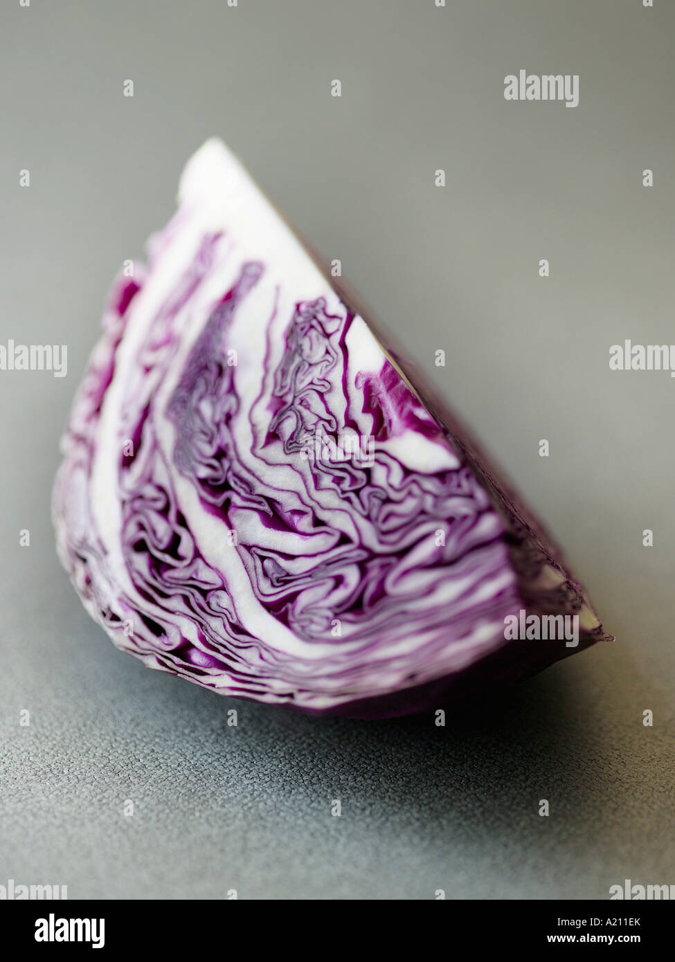 Slice of Red Cabbage Stock Photo - Alamy