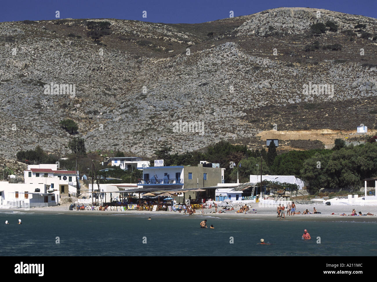 Pserimos Beach Scene Dodecanese Greece Stock Photo - Alamy