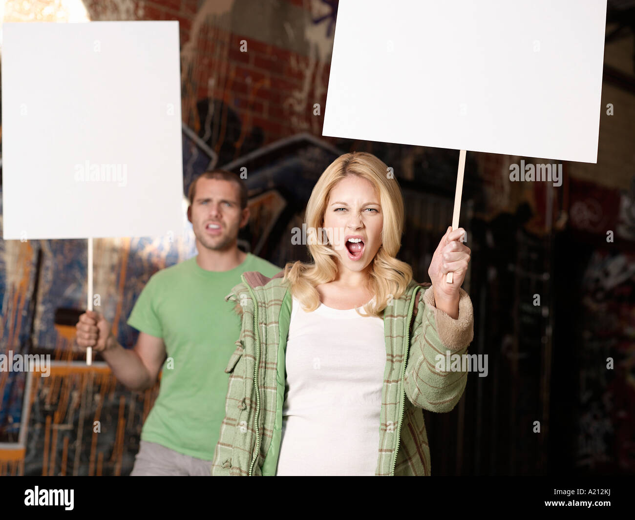 Placards Blank High Resolution Stock Photography and Images - Alamy