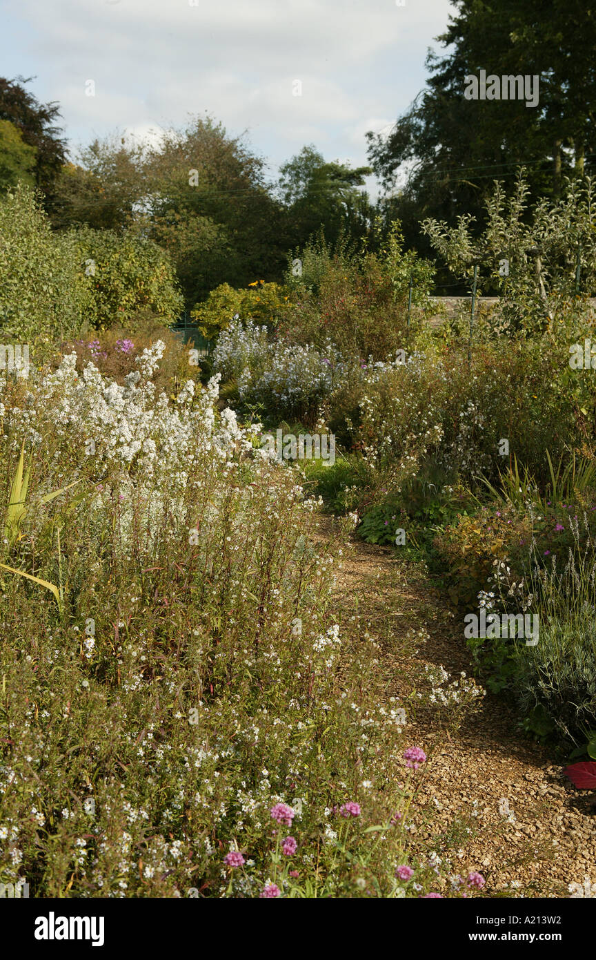 General garden scence with path running through the middle allowing ...
