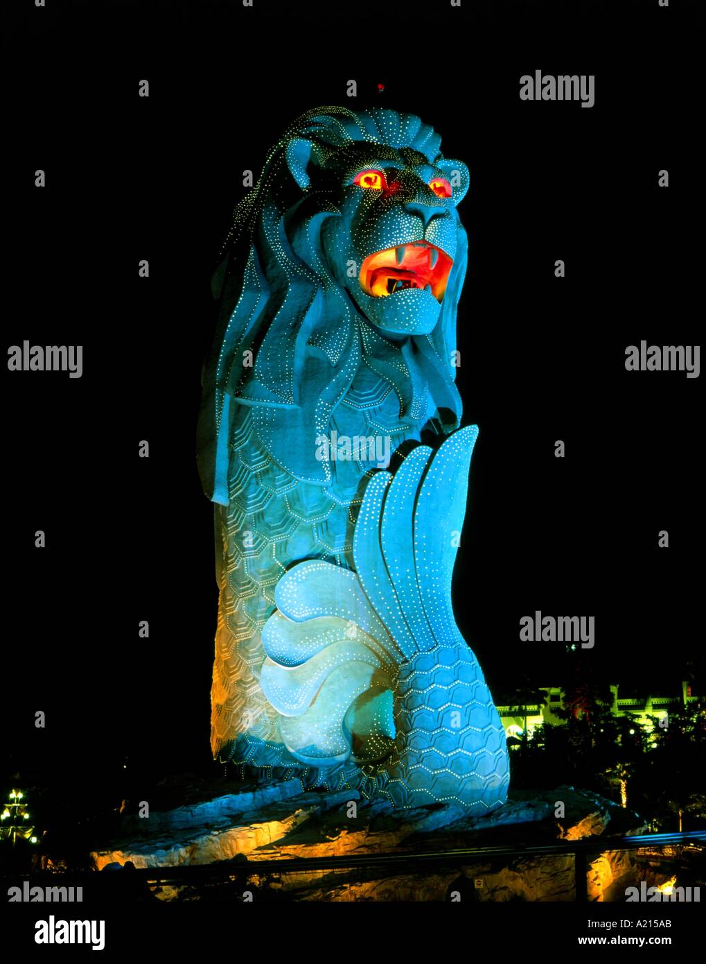 The Merlion The symbol of Singapore Singapore Asia G Hellier Stock ...