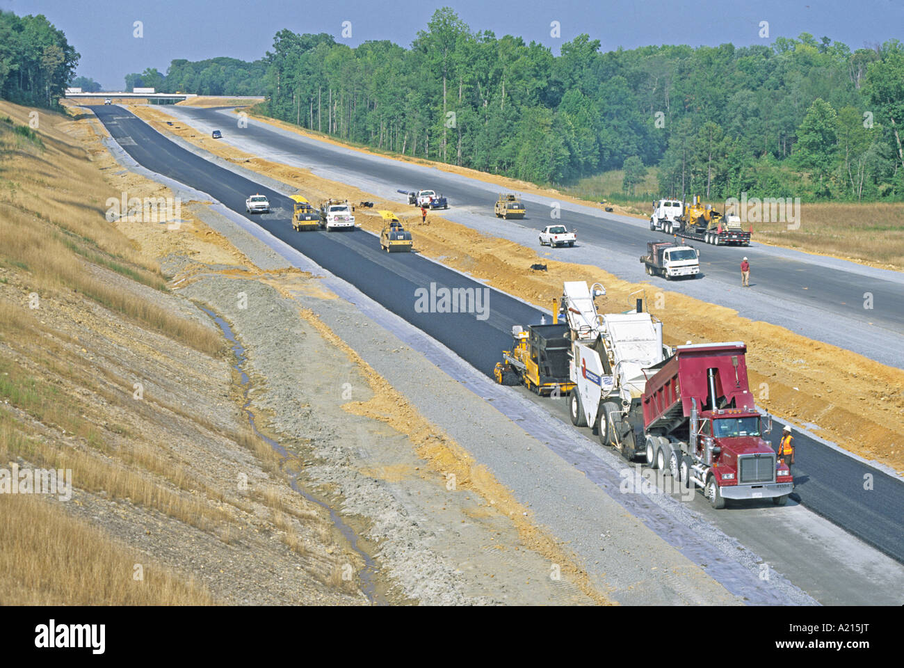 divided highway 150 construction Richmond Virginia Stock Photo - Alamy