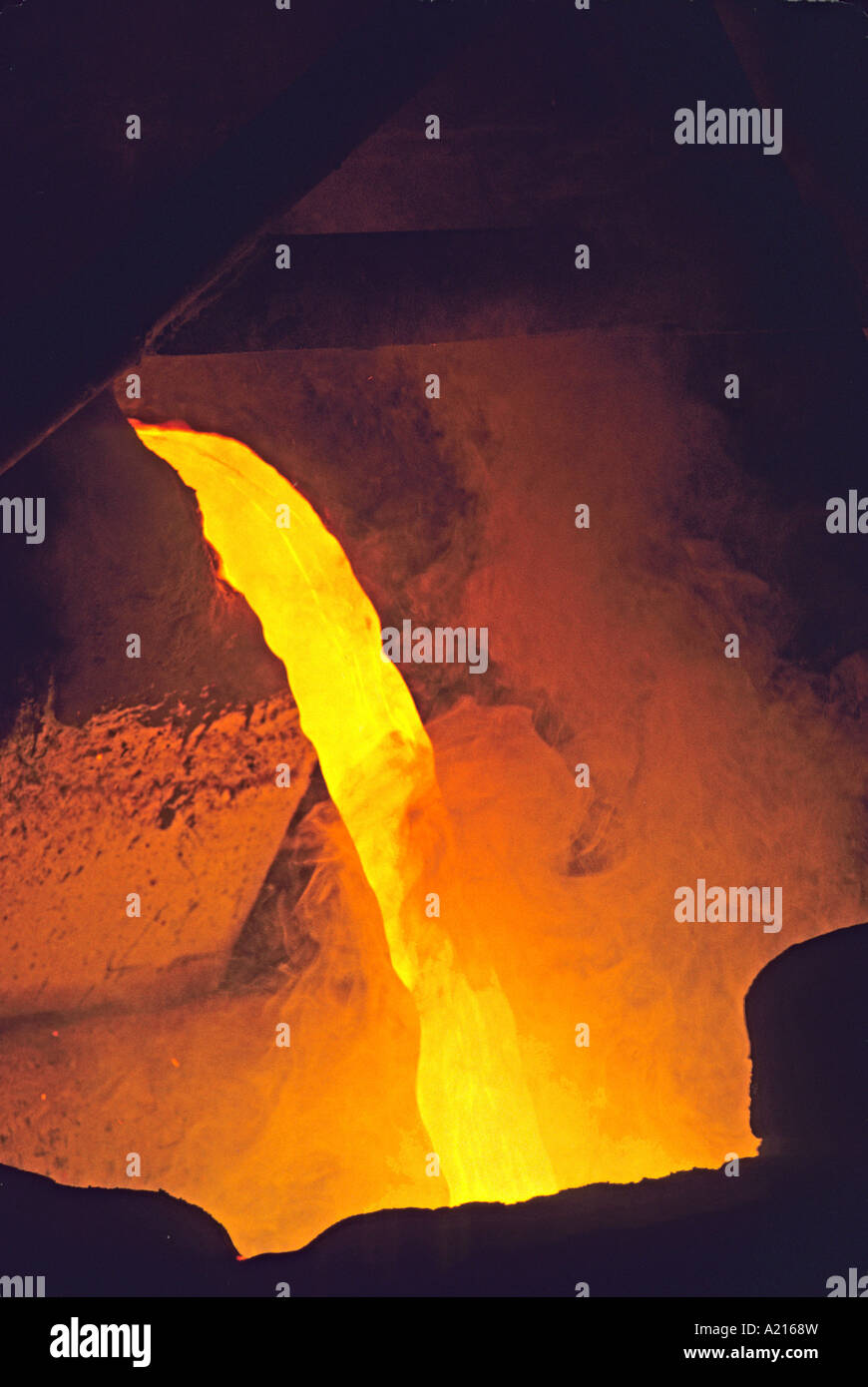 Molten steel poured hi-res stock photography and images - Alamy