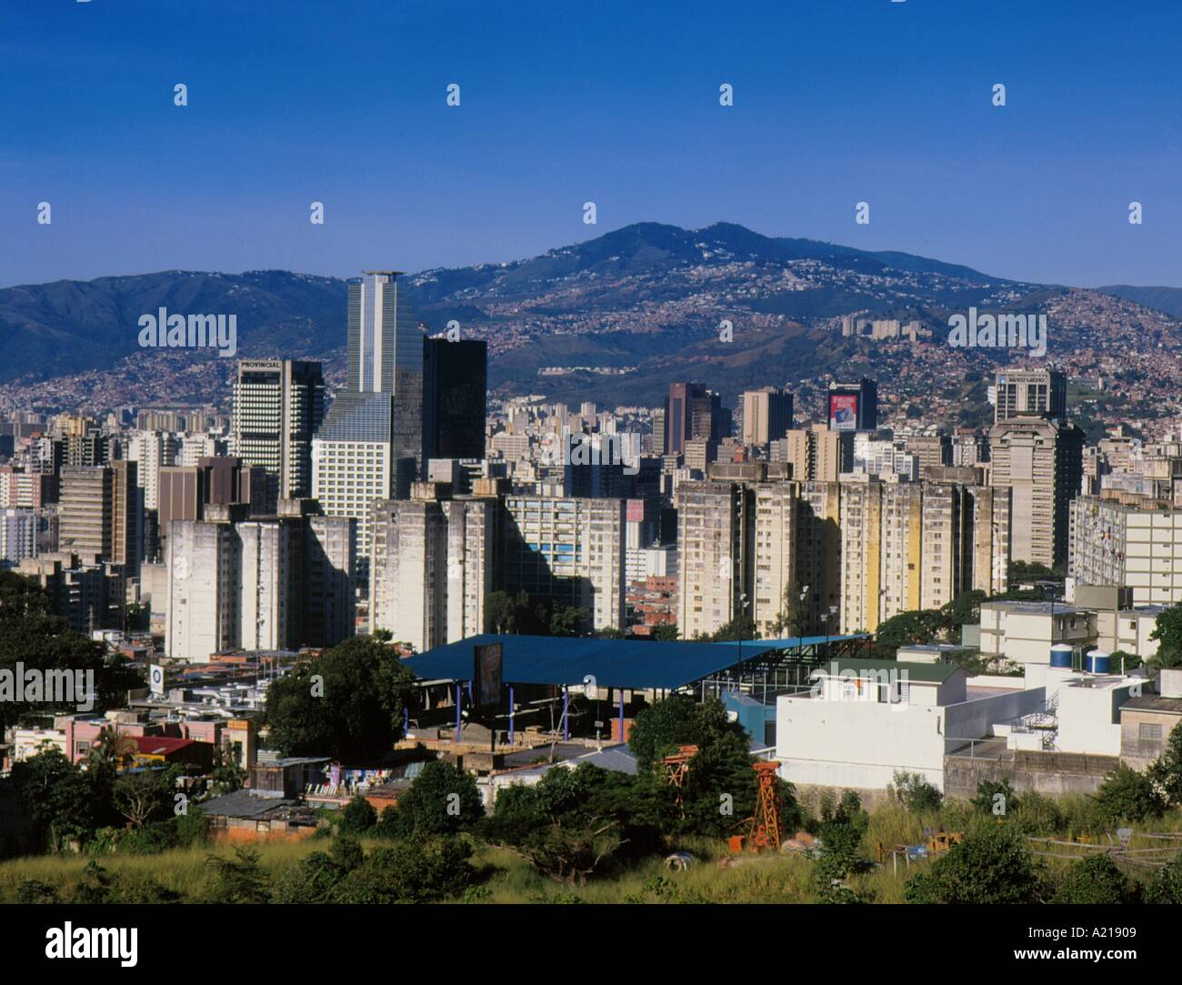 City skyline Caracas Venezuela South America C Bowman Stock Photo - Alamy